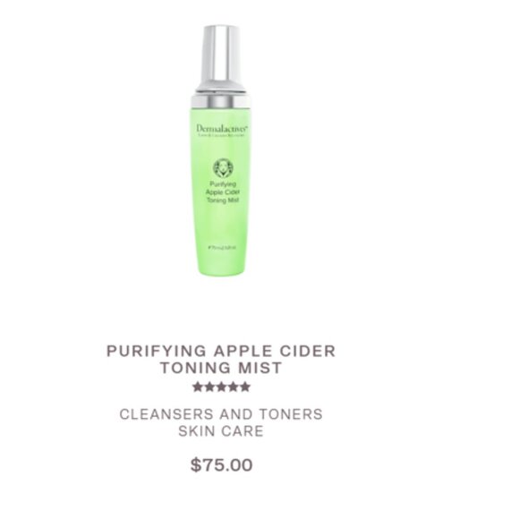 Dermalactives | Skincare | Dermalactives Purifying Apple Cider Toning ...